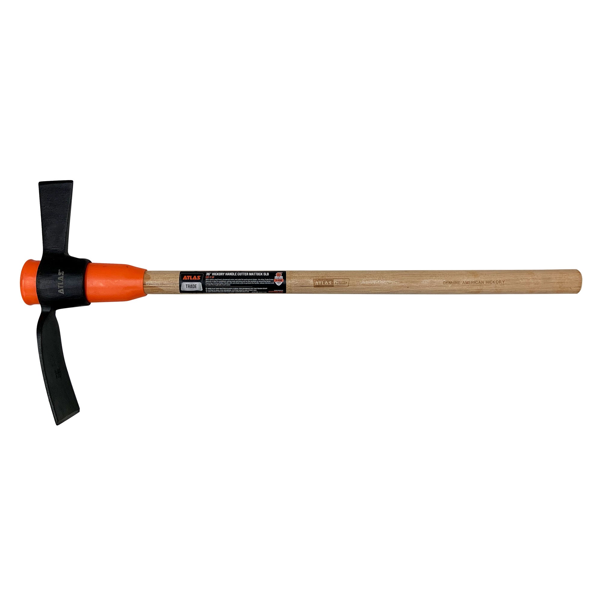 Atlas Trade 36" Hickory Handle Cutter Mattock 5lb – Atlas Trade NZ